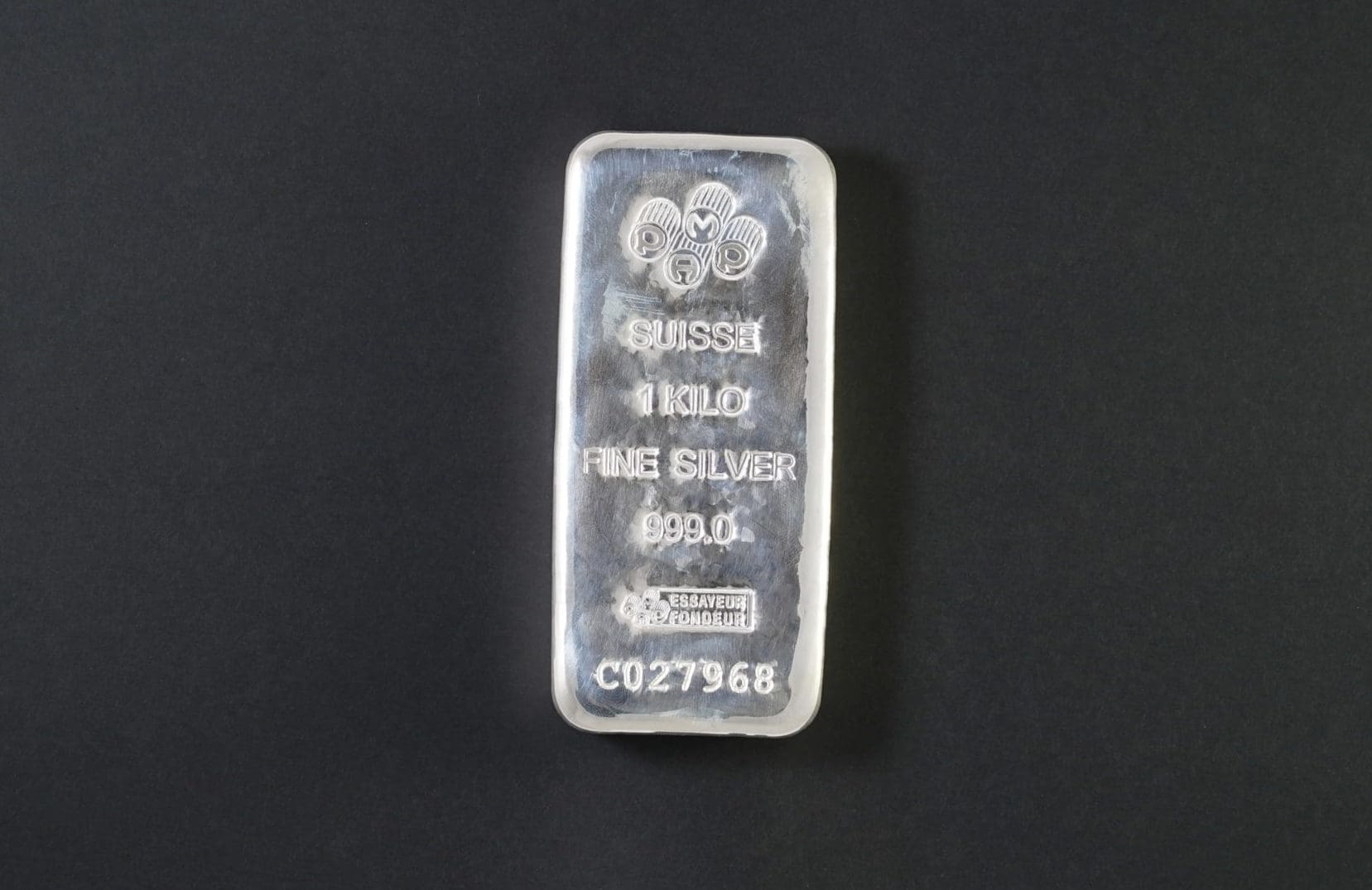 PAMP Silver 1 Kilobar Cast Bar