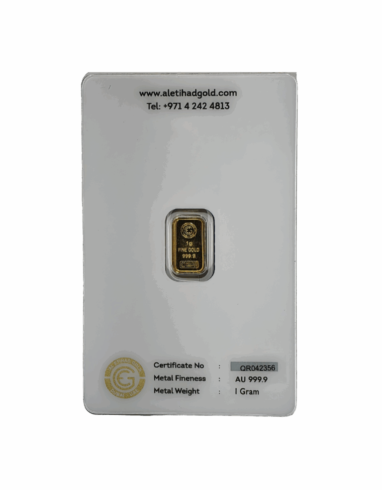 Al Etihad - Butterfly 1 Gram Gold Bar 999.9